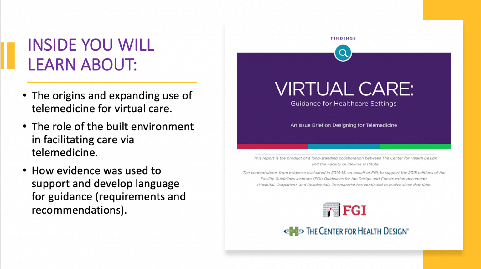 FGI Bulletin #15 - Facility Guidelines Institute