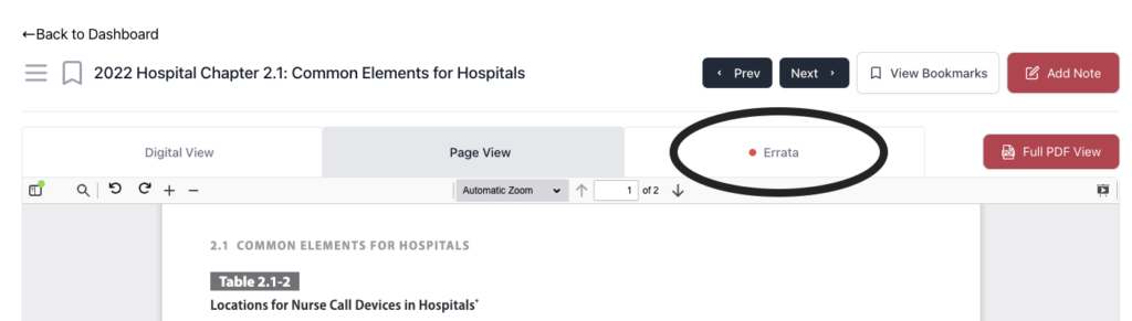 Bulletin #23 - Facility Guidelines Institute